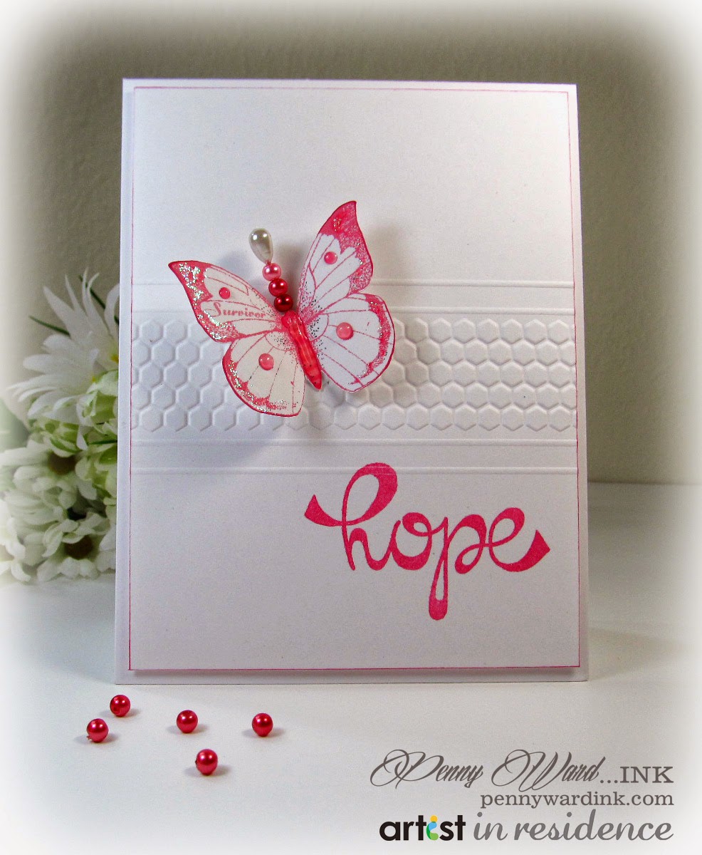 Hope Butterfly for Good Wishes | Penny Ward INK