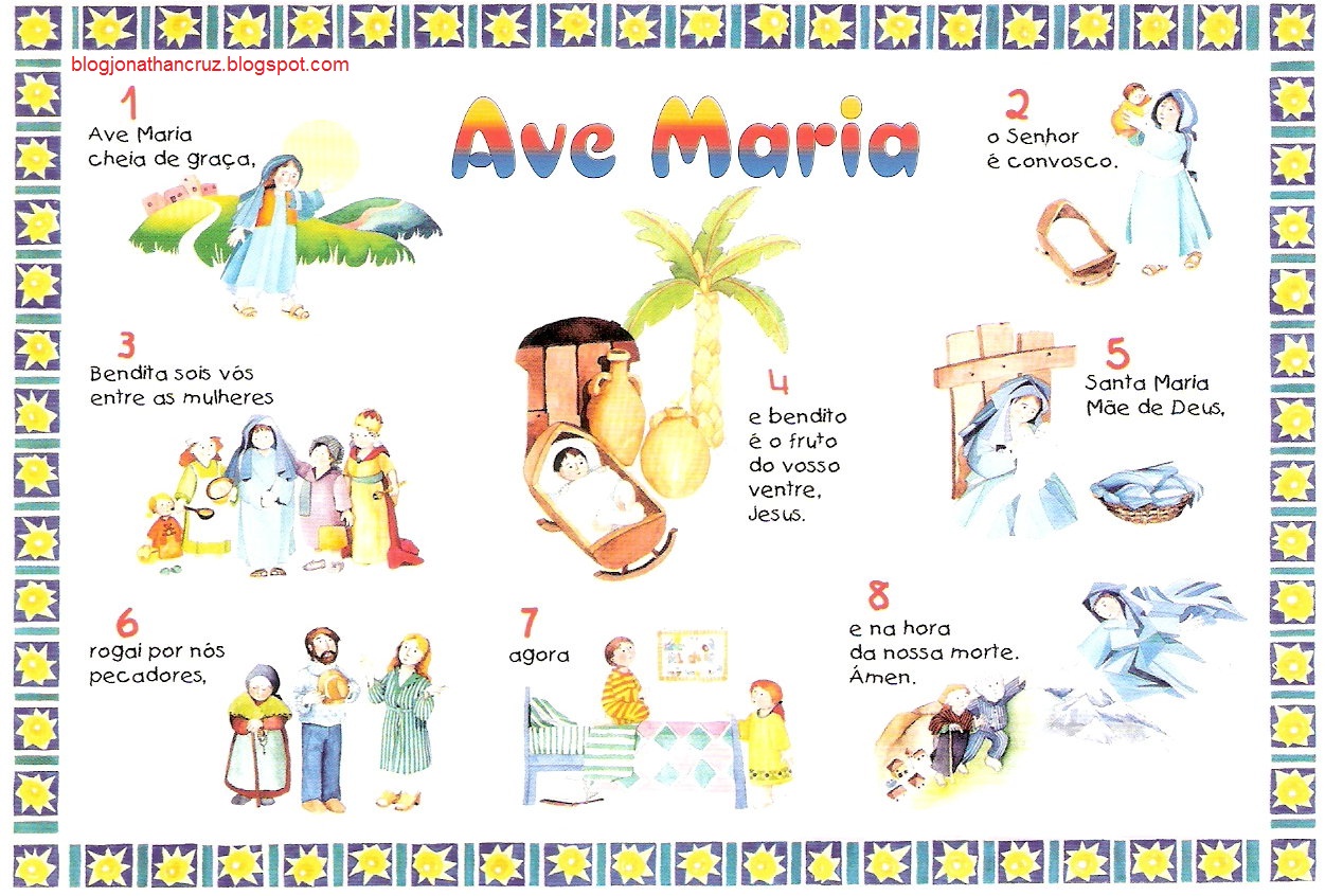 Blog Jonathan Cruz: Ave Maria Ilustrado