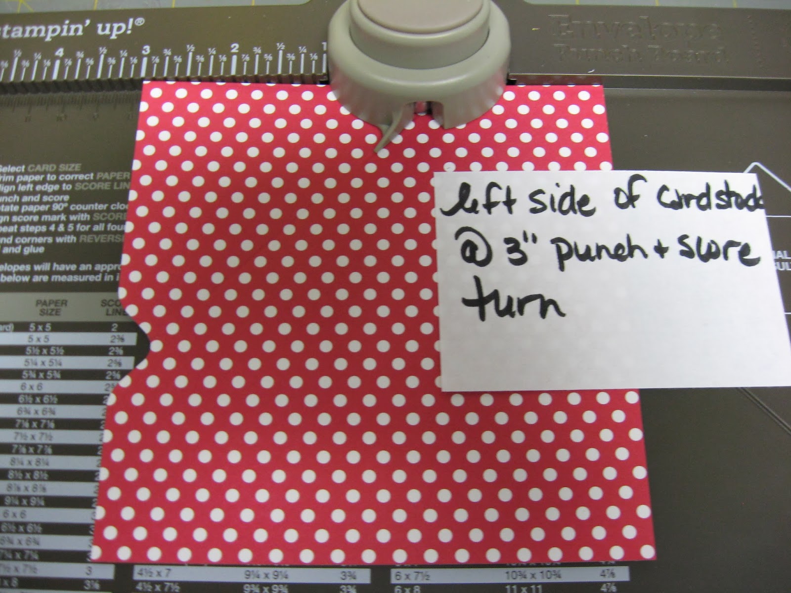 Tammy Stamp Happy: Tutorial using the Envelope Punch Board