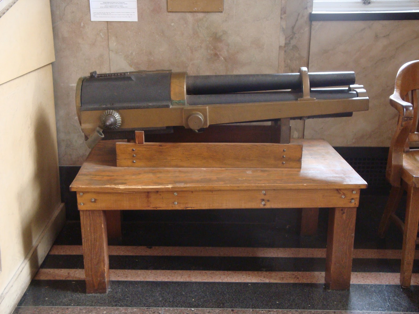 Soldiers Memorial Military Museum: Hotchkiss Revolving Cannon