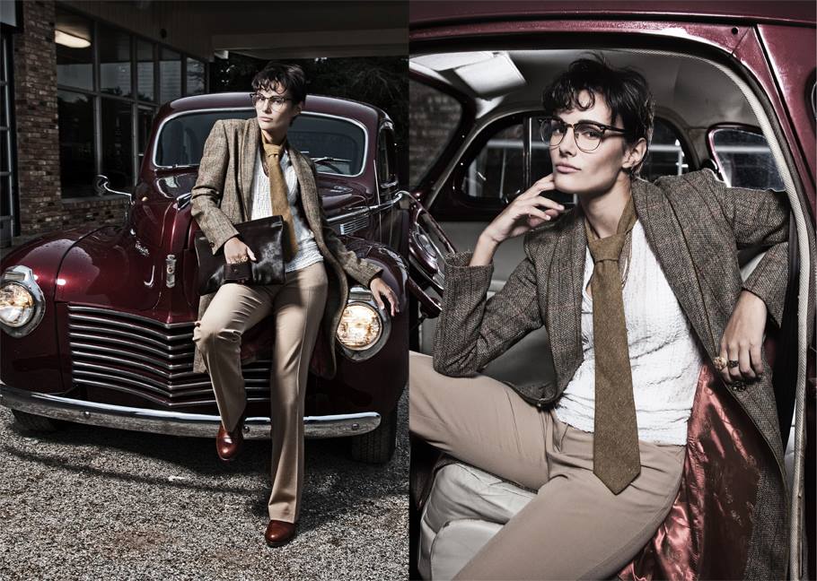 On Set Management: Androgynous 50's Fashion Editorial