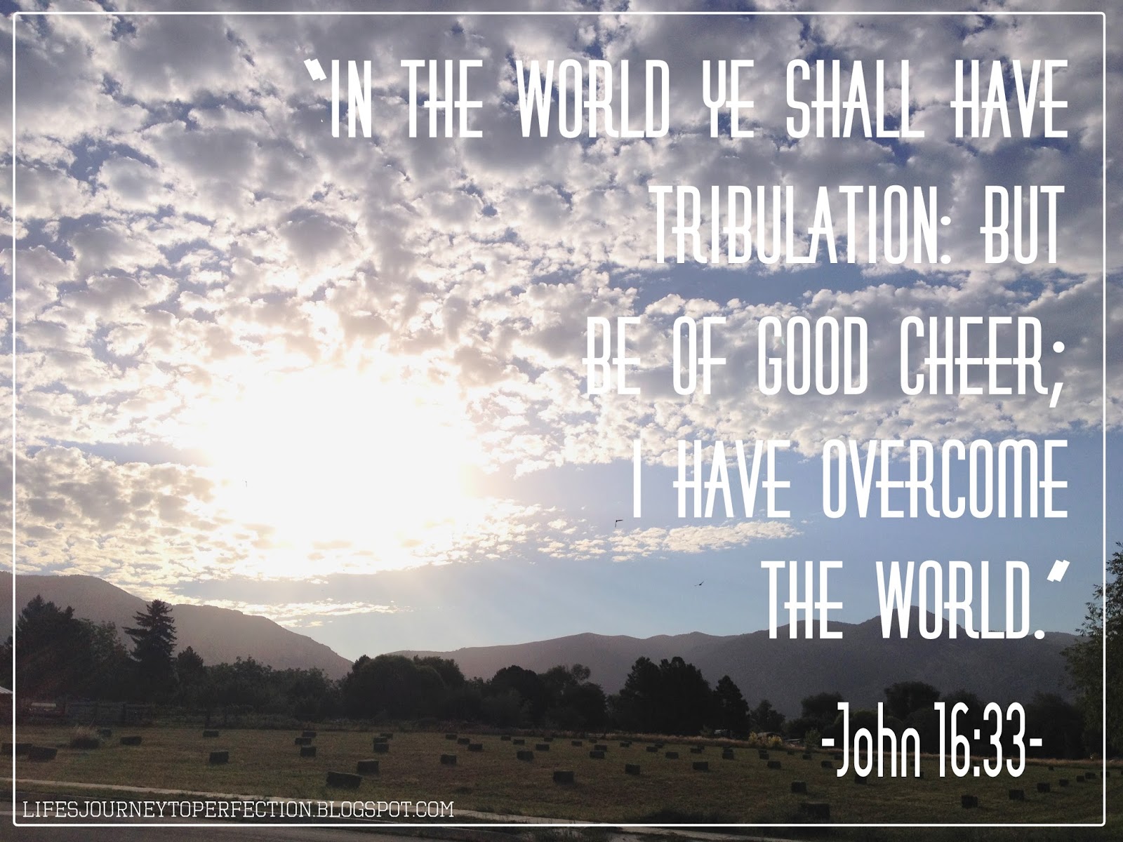 Life's Journey To Perfection: When Faced with Trials How will You Respond?