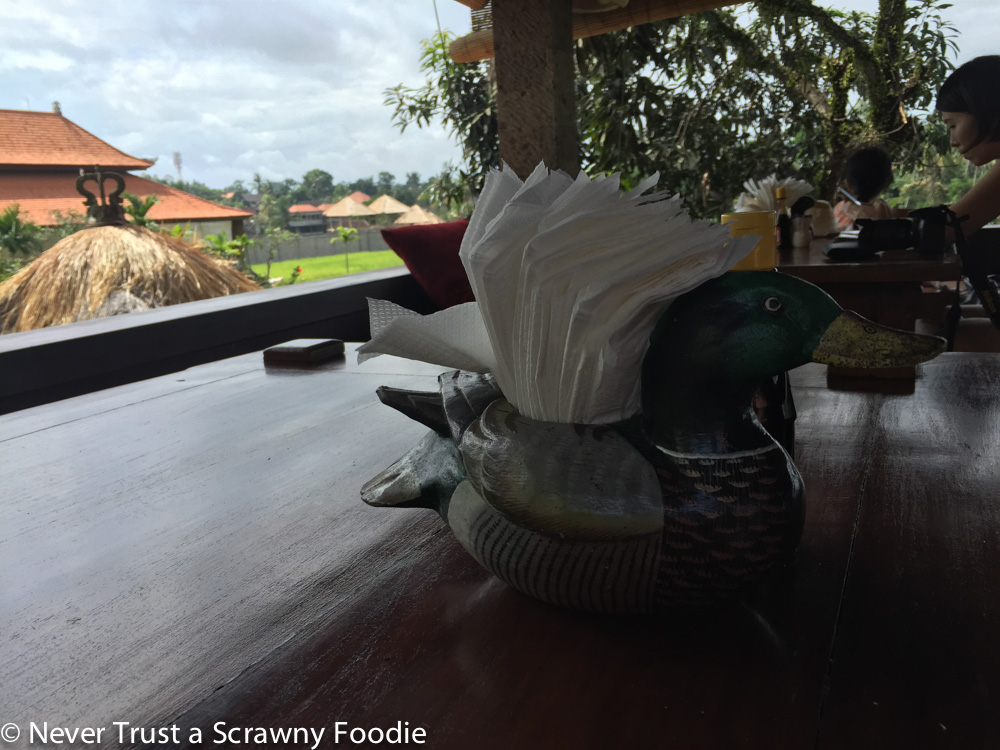 Never Trust a Scrawny Foodie: Smoked Duck from Dirty Duck Diner, Ubud
