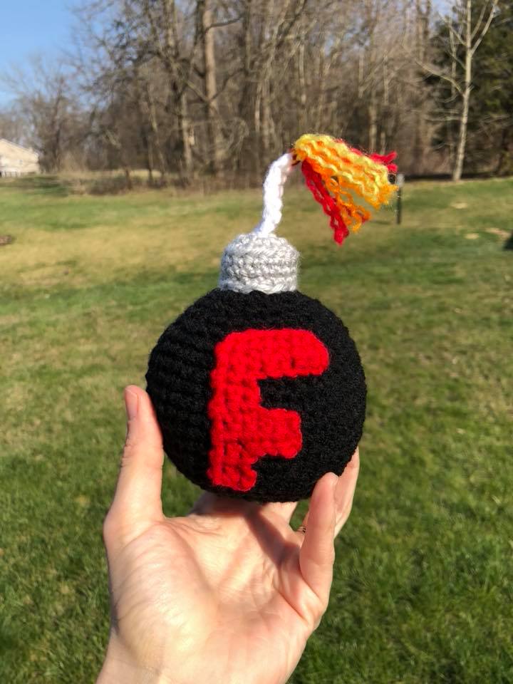 Free Crochet Pattern for the "F-Bomb"