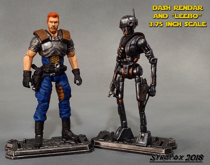 Stronox Custom Figures: Star Wars: Dash Rendar and "Leebo"