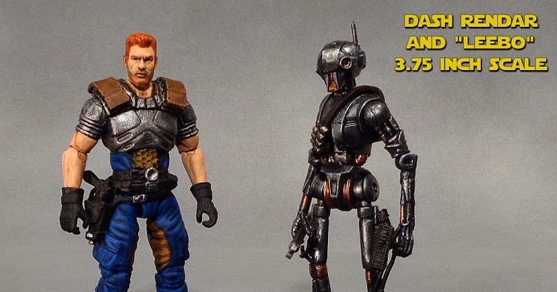 Stronox Custom Figures: Star Wars: Dash Rendar and "Leebo"