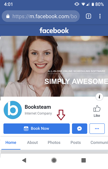 How to Add Book Now Call-to-Action button to you Facebook Business Page ...
