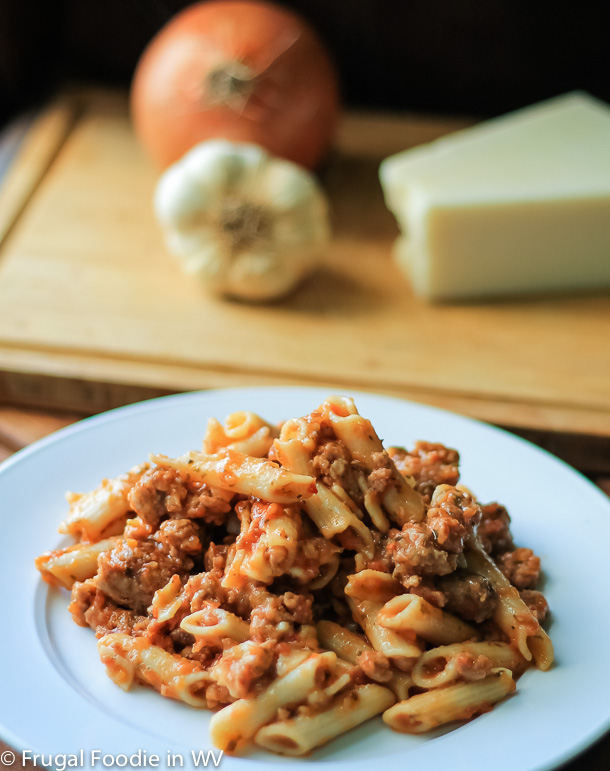 Delicious Rigatoni with Calabrese Style Pork Ragu | Foodie in WV