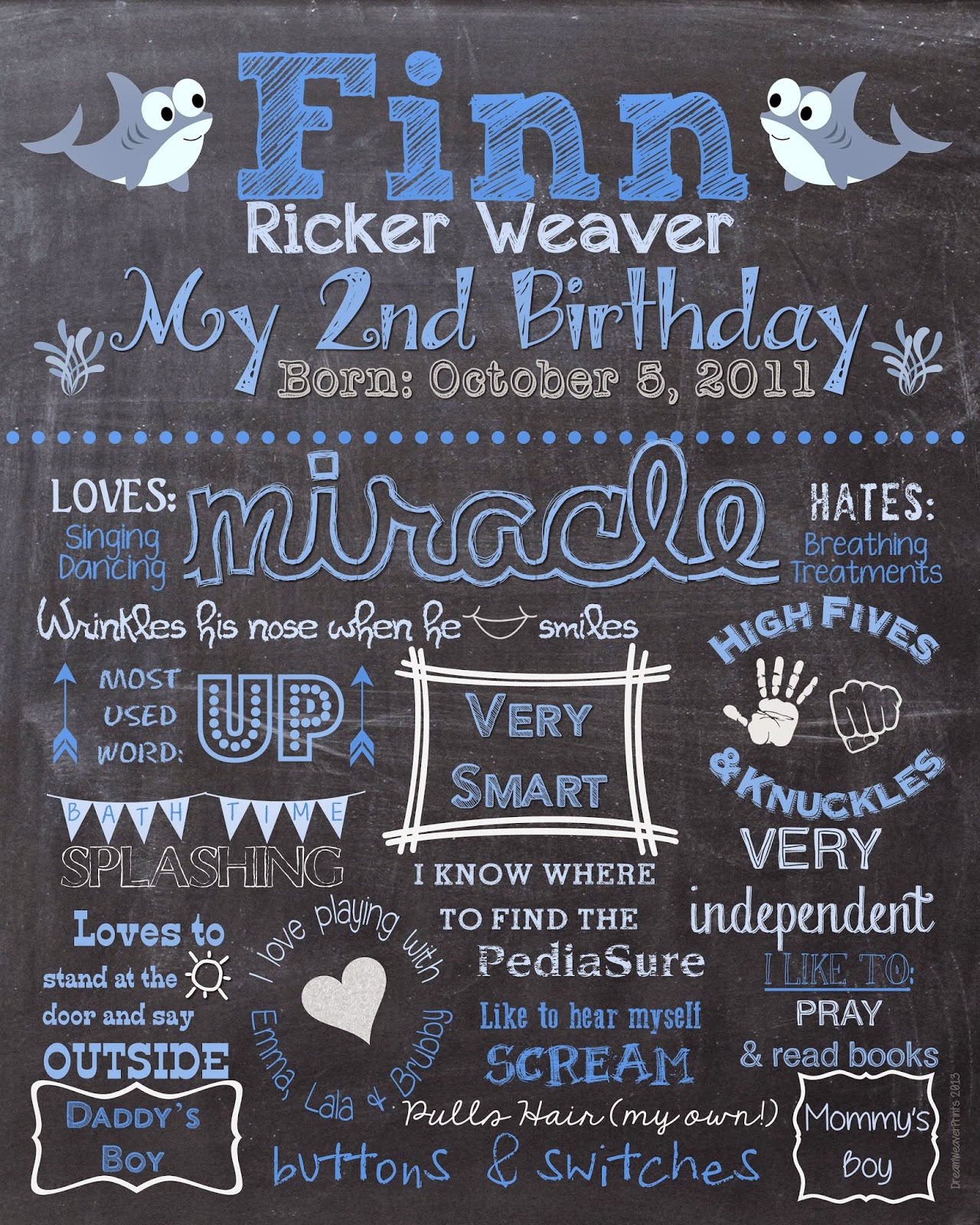 Six Dream Weavers: Letter to Finn at 2