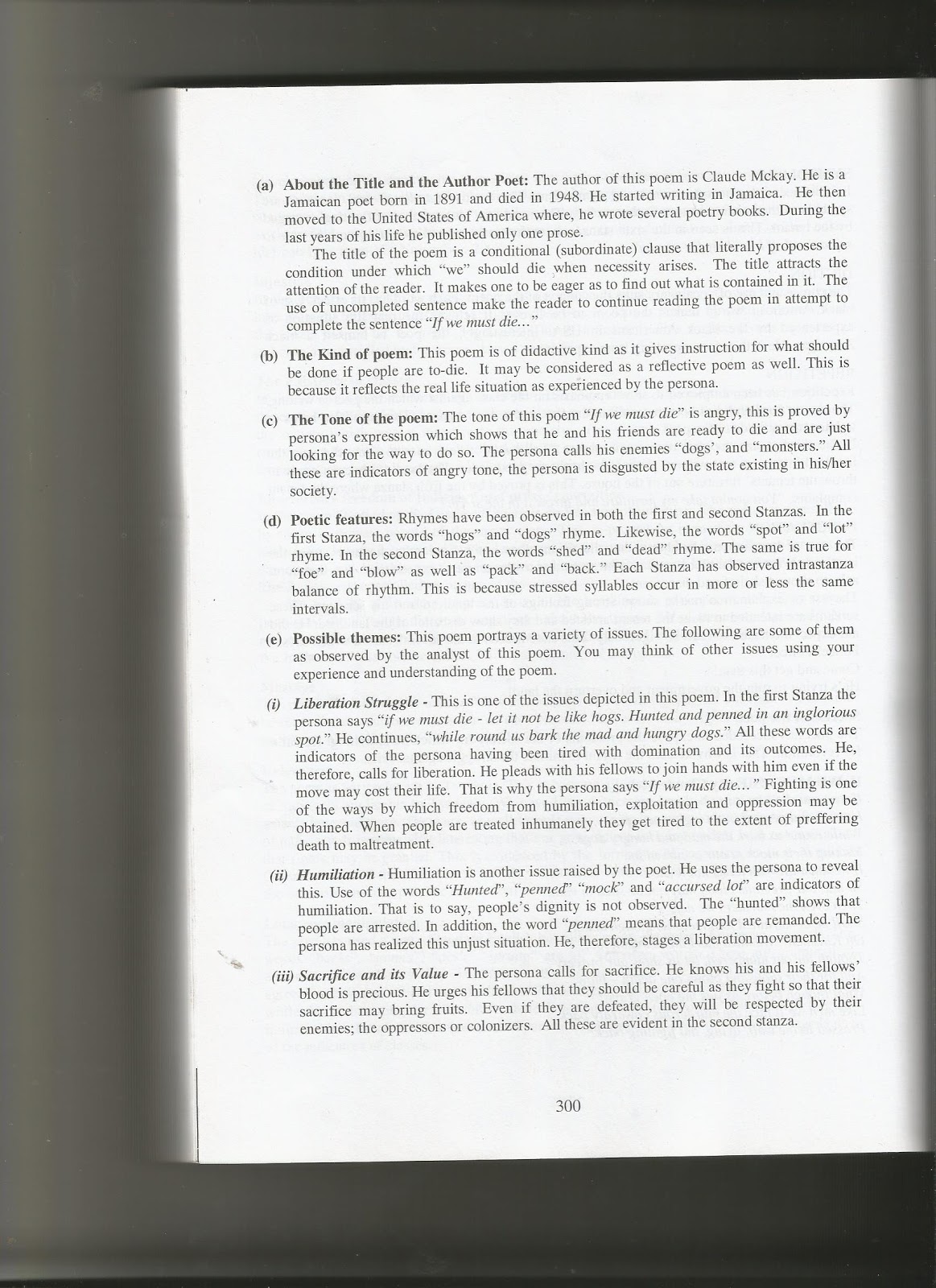 MWL JAPHET MASATU BLOG: SELECTED POEMS ----FORM 5 & 6 ----ADVANCED ...