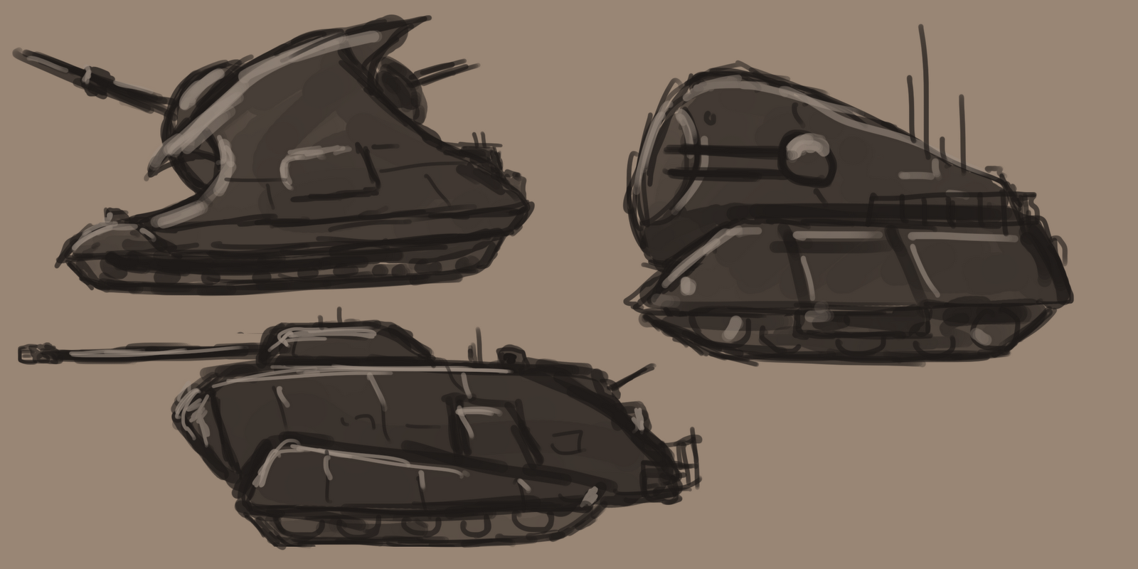 The Art of Mark Orr Jr.: Tank Thumbnails