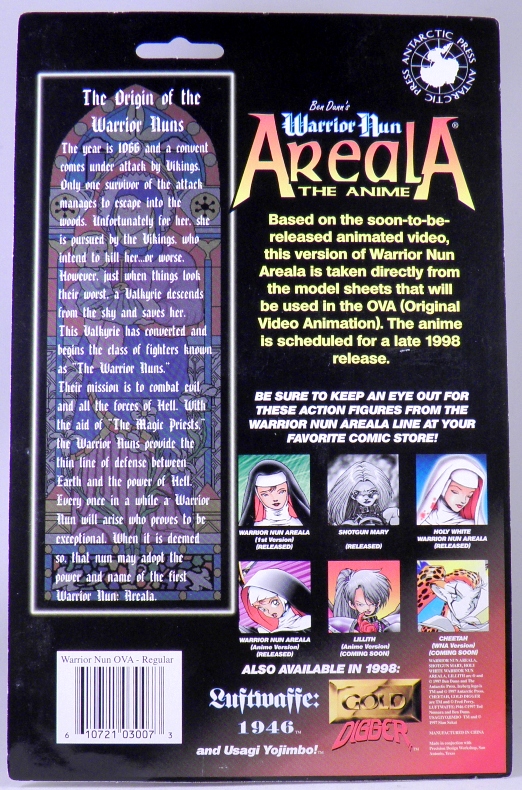 She's Fantastic: Ben Dunn's WARRIOR NUN AREALA!