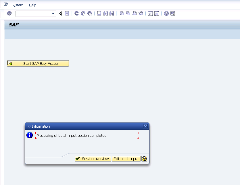 Sap Tech Uploading The Master Records Mm01 To Sap System Using Session Method Tab Delimited