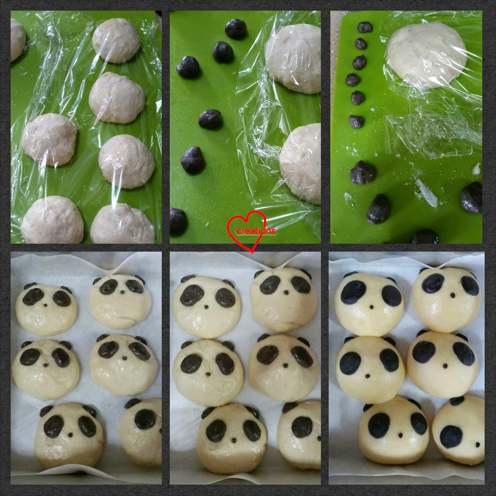 Loving Creations for You: Panda Japanese Milk Buns