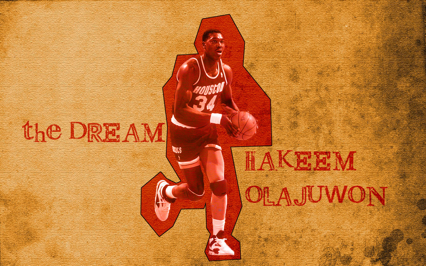 Hakeem Olajuwon NBA player wallpapers | NBA Wallpapers, Basket Ball ...