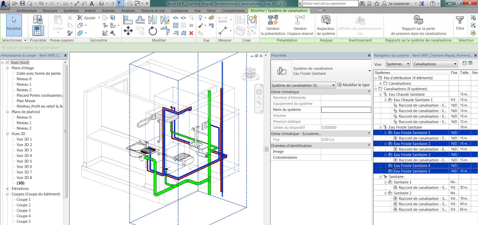 Revit-Mémo: Revit 2016_MEP_Plomberie_Canalisations_Nomenclatures des ...