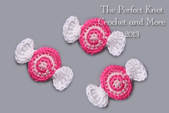 The Perfect Knot Crochet and More: Candy Applique Pattern