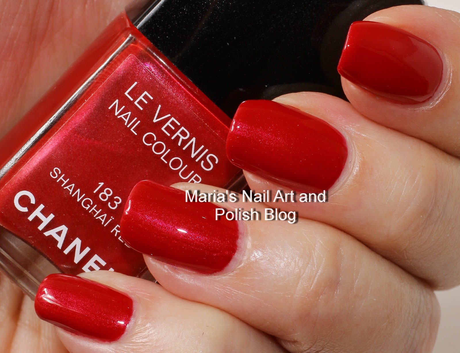 Marias Nail Art and Polish Blog: Chanel Shanghai Red 183, Coromandel de ...