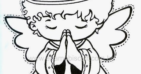 Plantilla de Angelito Rezando. | Oh My Primera Comunión!