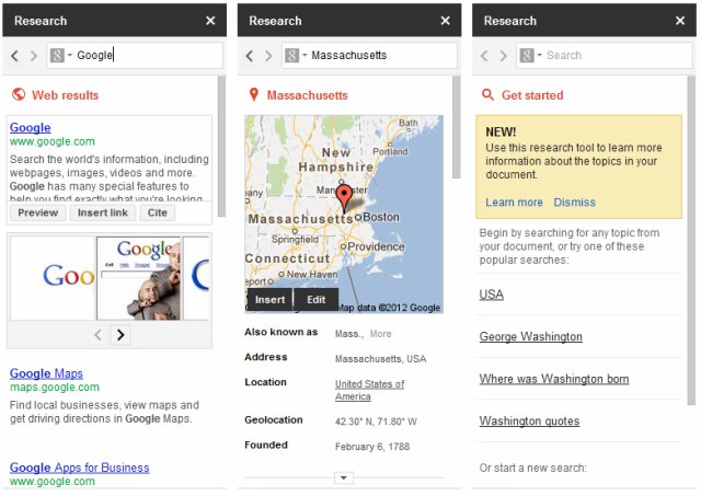 Google Launches New Research Tool For Google Documents