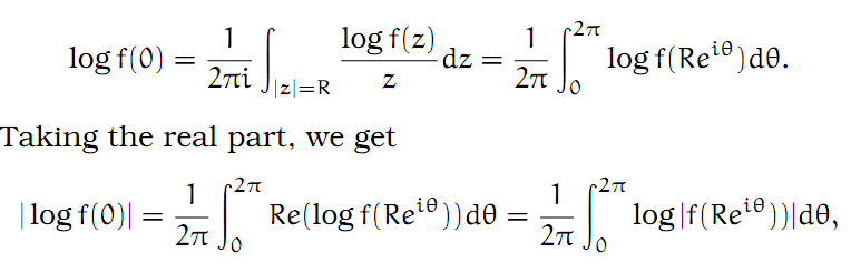 Complex Analysis: #30 Jensen`s Formula | Physics Reference