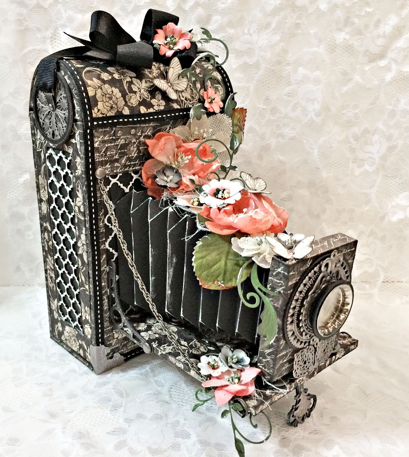 My Scrapping Place : How to make Baffles for Vintage Cameras