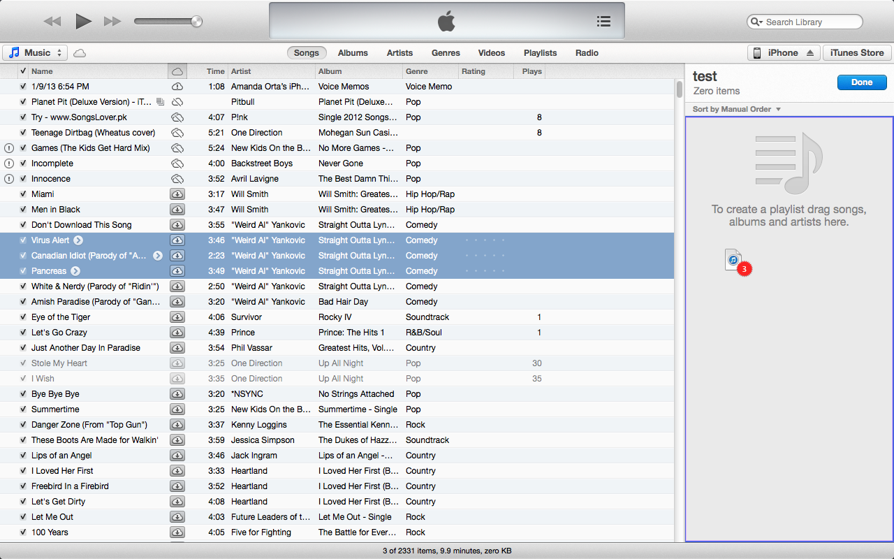 iPhone Tutorial and More : iTunes Tip: Create Playlists
