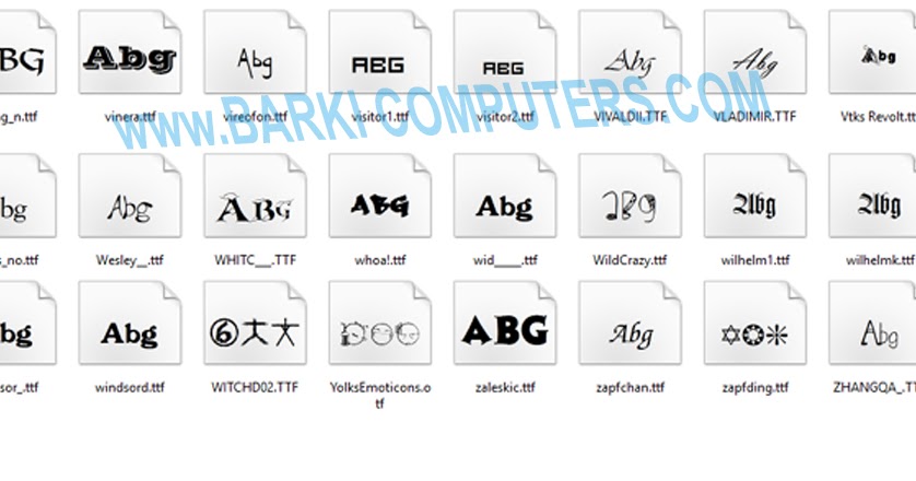 English Fonts Category 17 - Free Downloads