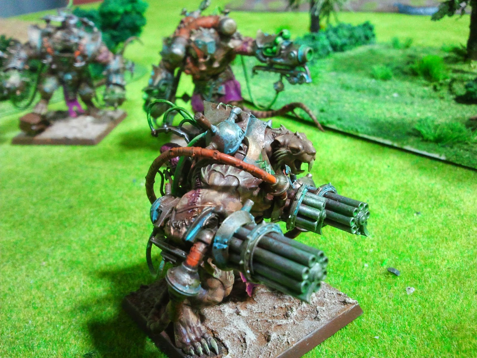 WAR PIN PALS: Pintando... Stormfiends (skaven)