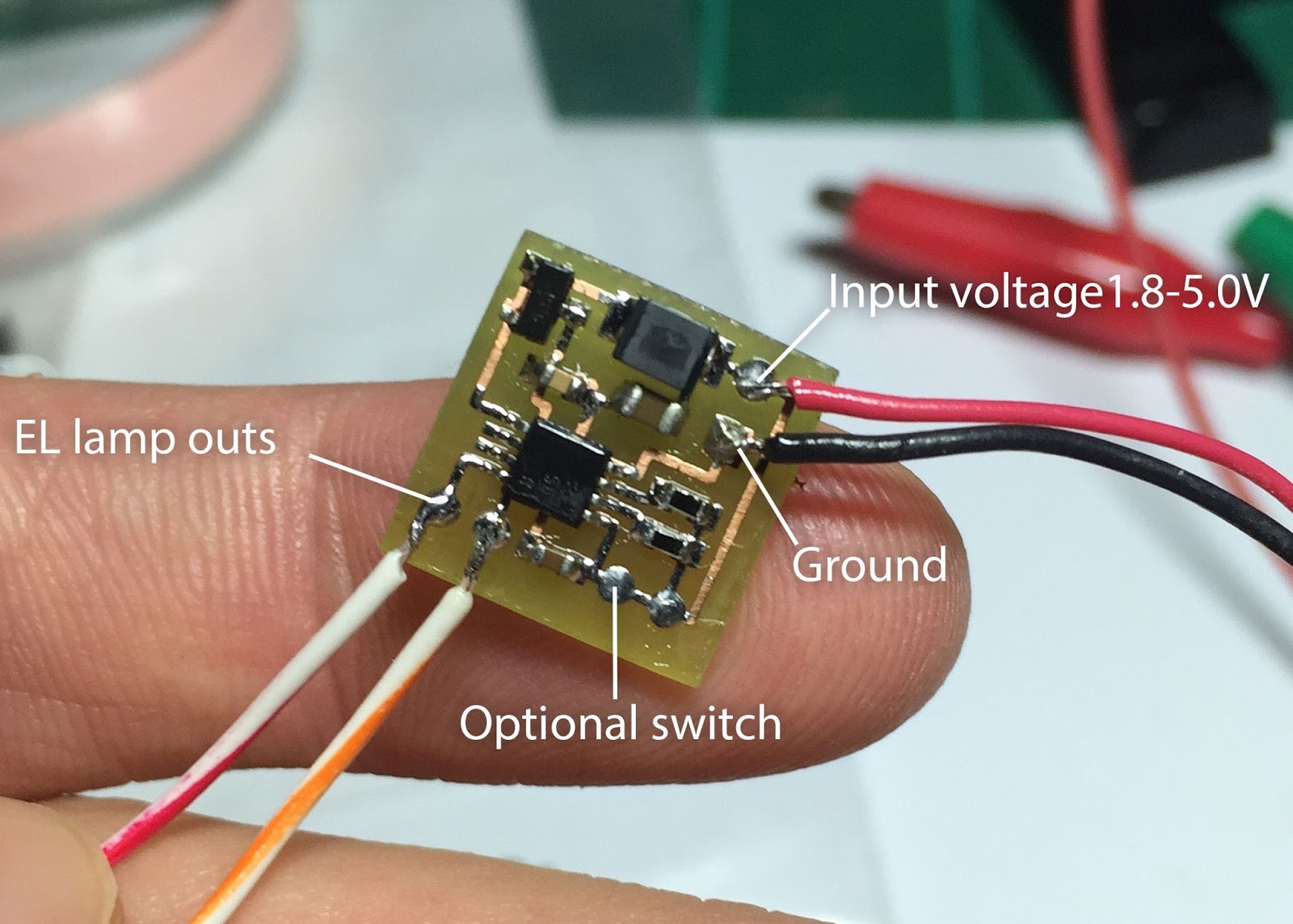 Proto-Schlock: HV857 - Tiny EL Lamp driver (QY10 backlight)