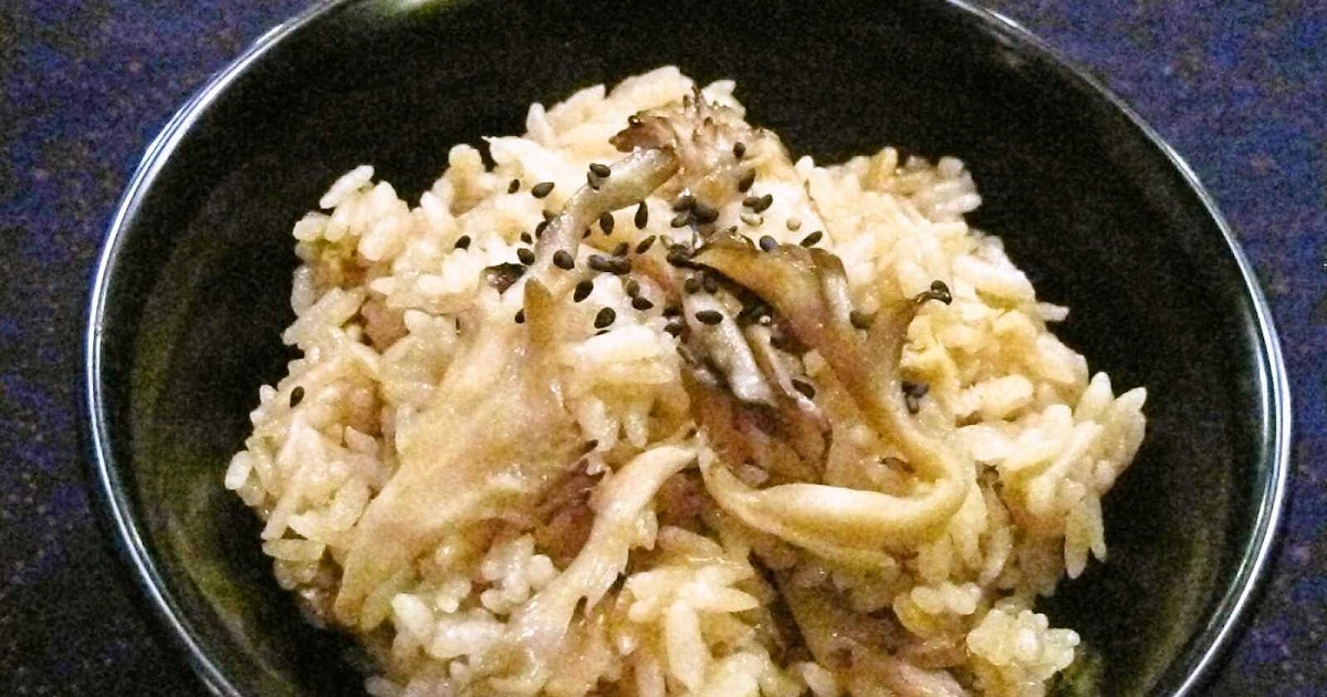 Recipes for Tom: Yaki-maitake gohan / steamed rice with grilled maitake ...