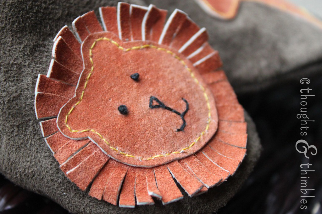 Thoughts and Thimbles: Little Leathers for Little Feet