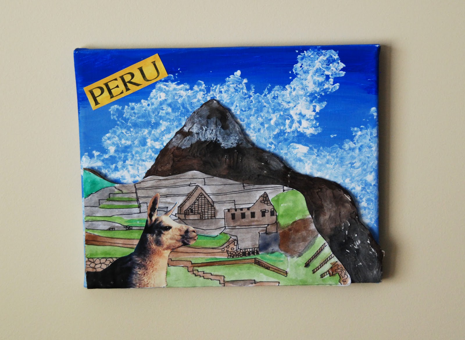 that artist woman: Peru Mixed Media Canvas