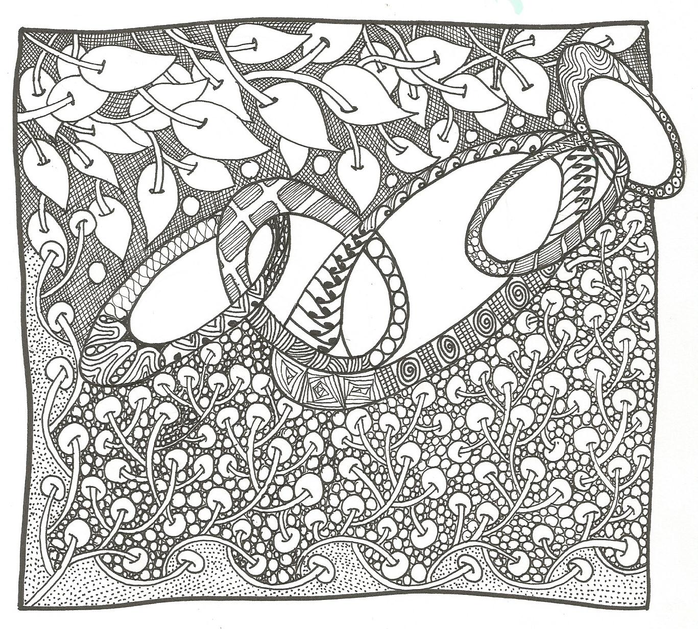 Journey Through Zentangle Art: New Tangle