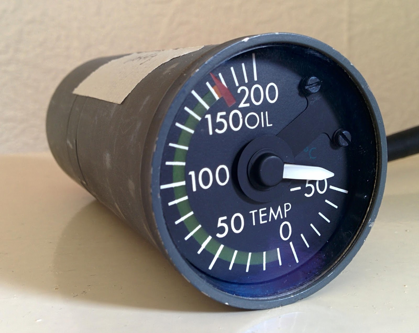 Boeing 737-300 Flight Deck Sim : Oil Temperature Indicator