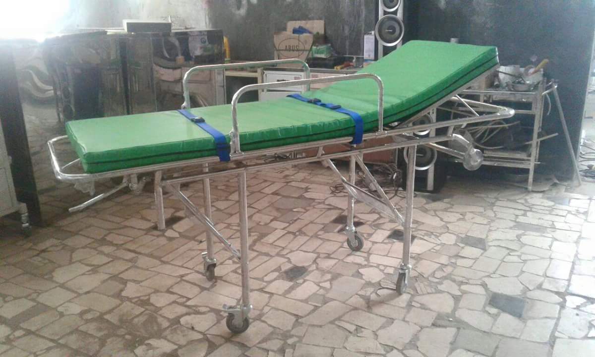 Brankar pasien emergency dorong rumah sakit - Prima Kreasindo Jaya