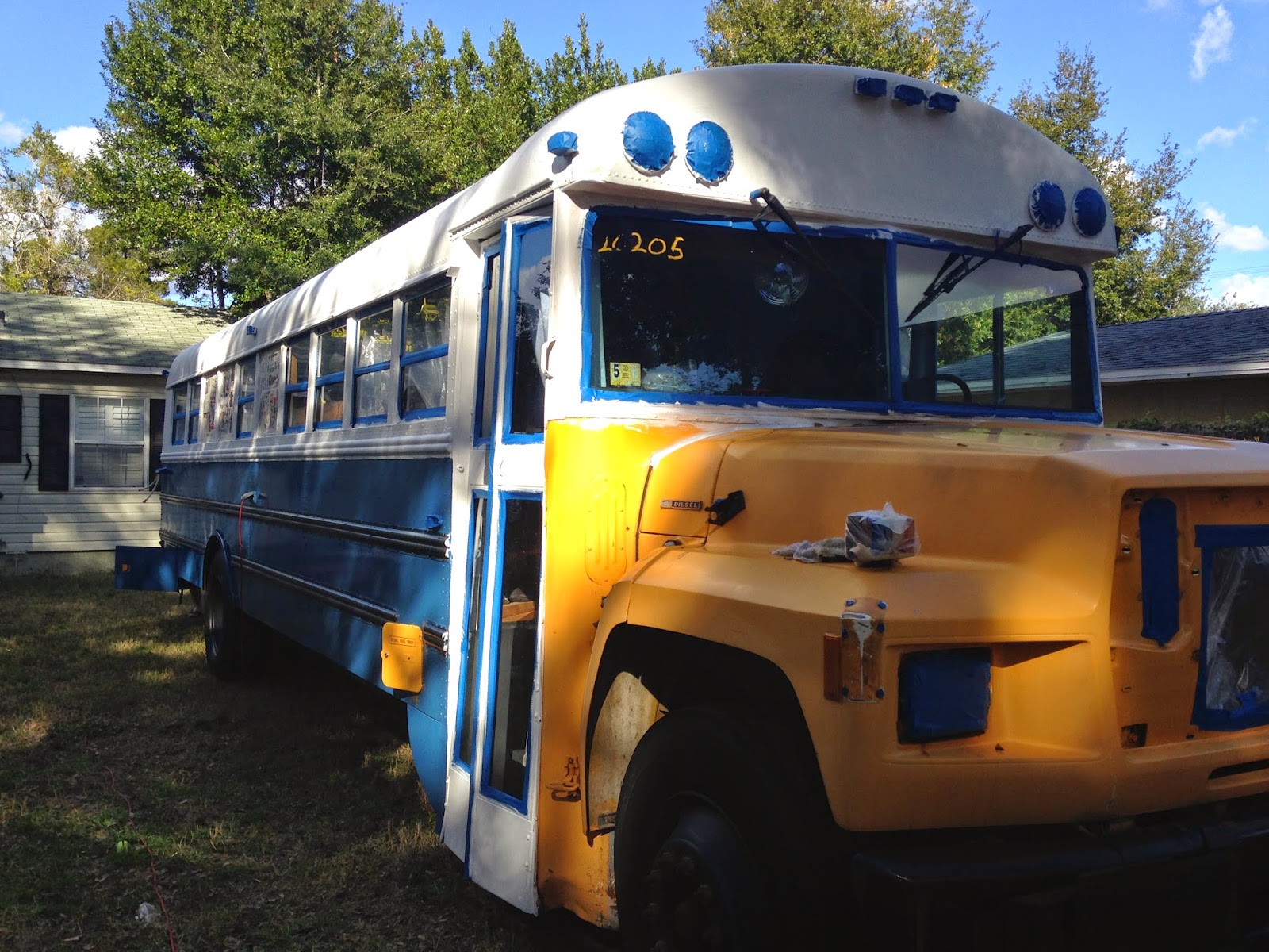 Just Right Bus: Painting the Just Right Bus