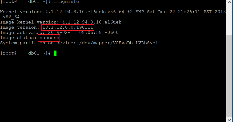 Netsoftmate Technical Blog : Step by Step Exadata Compute Node Patching 18c