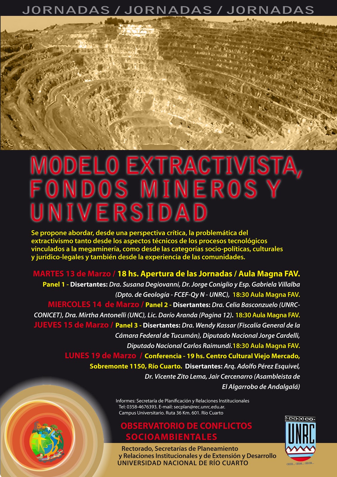 Programa Sustentabilidad Ambiental: Jornadas sobre Modelo extractivista ...