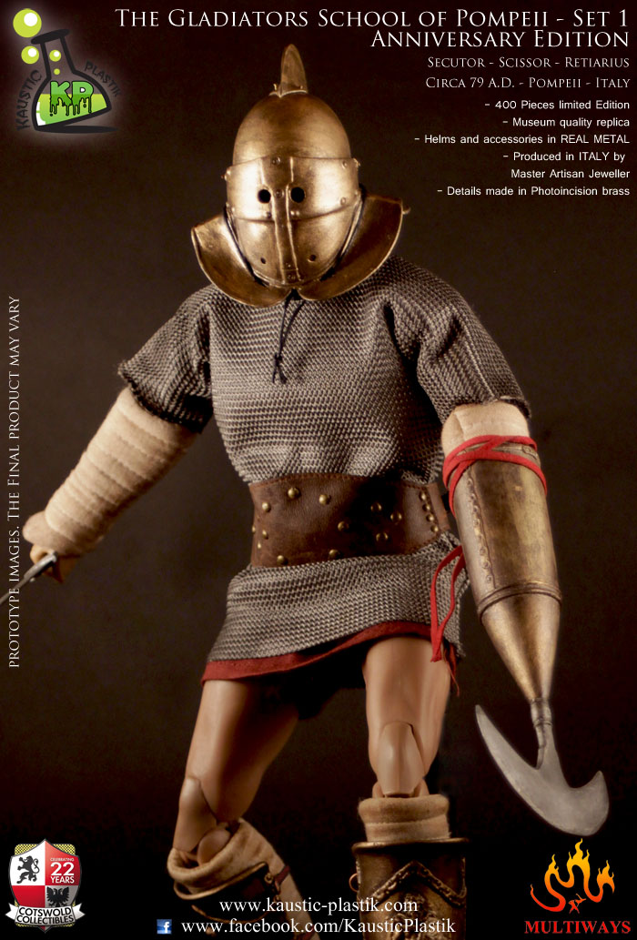 toyhaven: Preview Kaustic Plastik - The Gladiators School Set 1- First ...