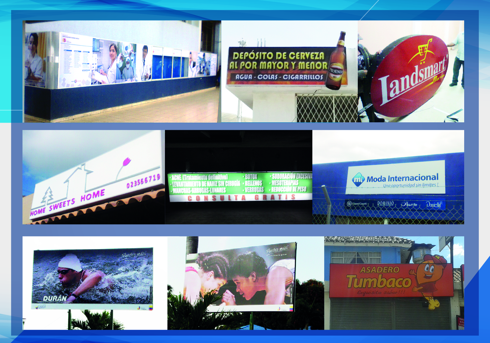 ATOMO: ROTULOS TIPO CAJA DE LUZ