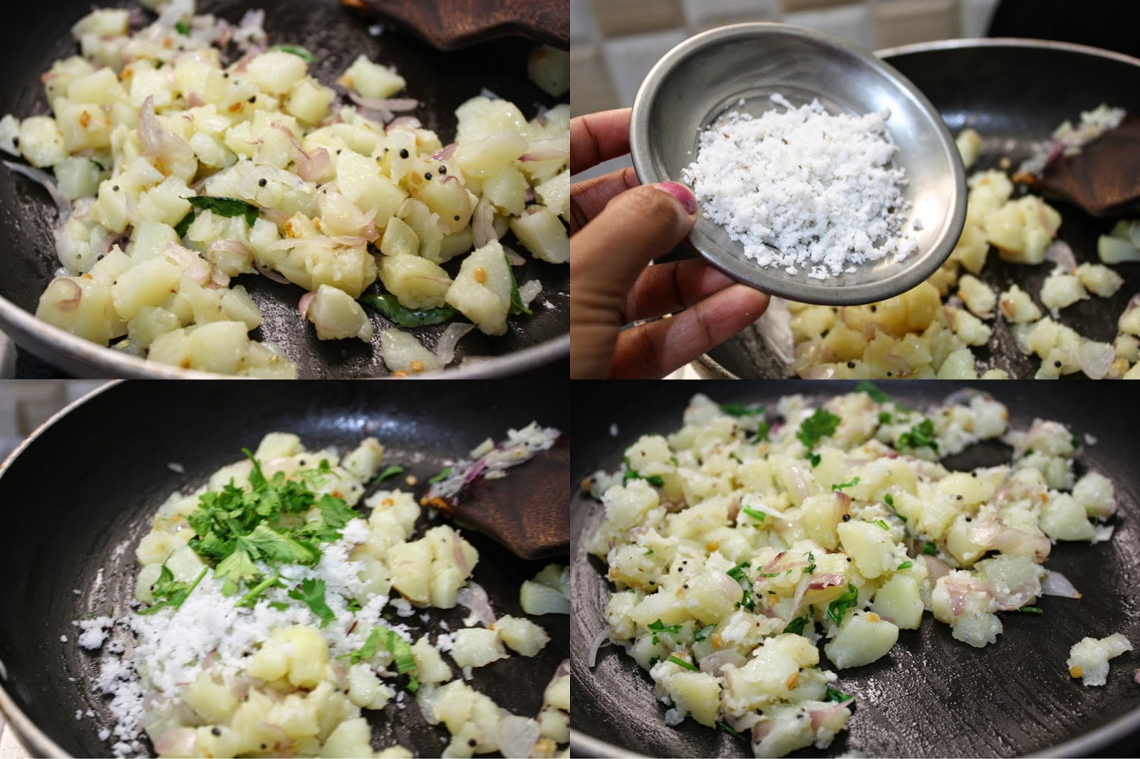 Sandhiya's Cookbook: Potato Podimas | UrulaiKizhangu Podimas | Urulai ...