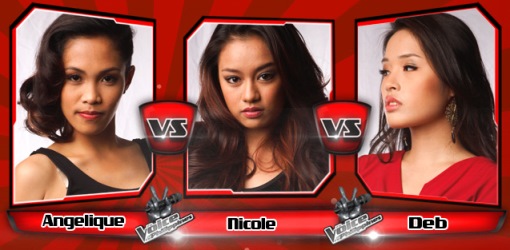 Angelique vs Deb vs Nicole (Video) | The Voice of the Philippines ...