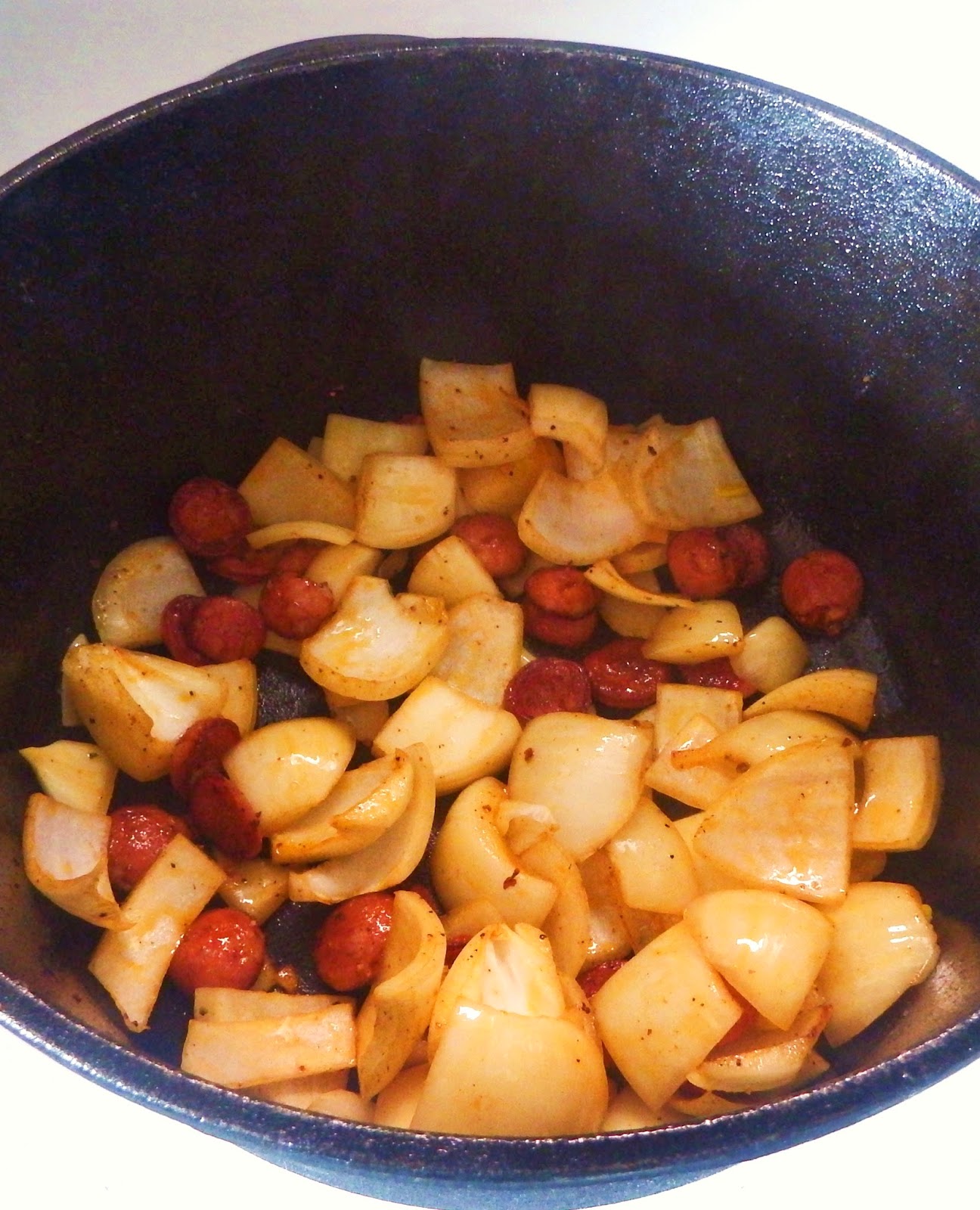 Food By Bram: Rabbit and Chorizo Cacciatore