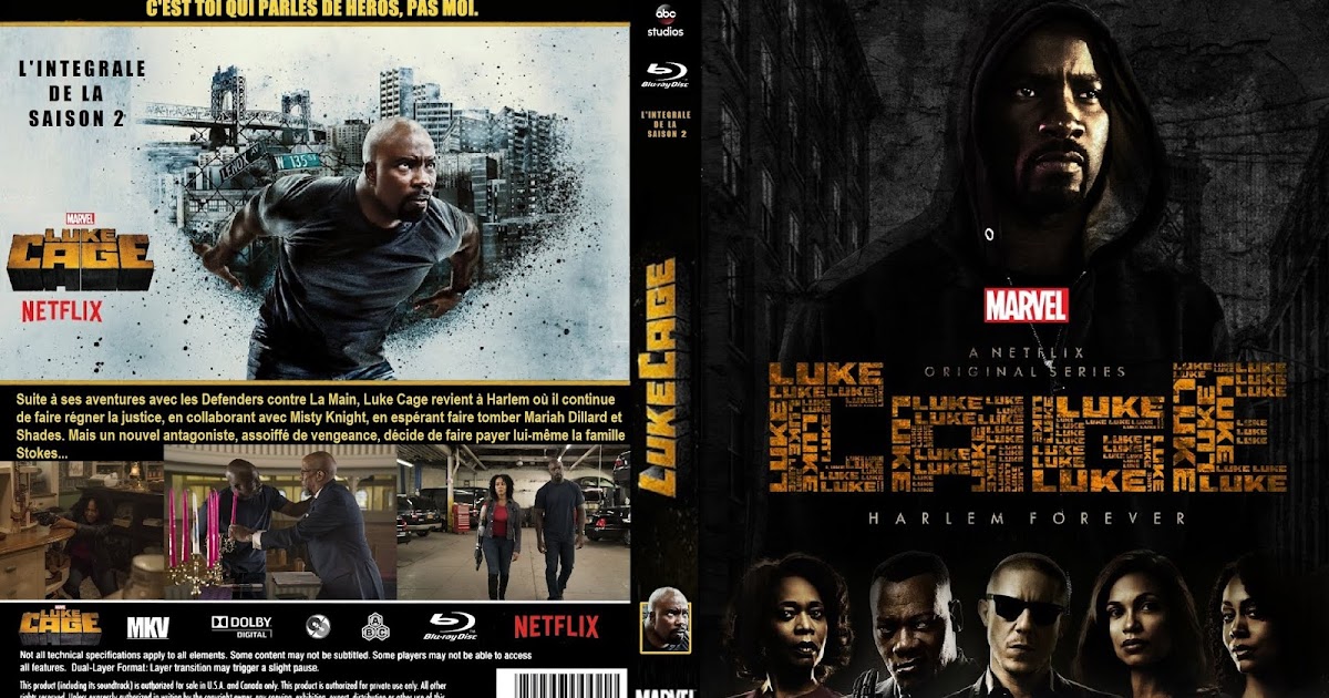 BLU-RAY JAQUETTES BLU-RAY: Luke Cage saison 2