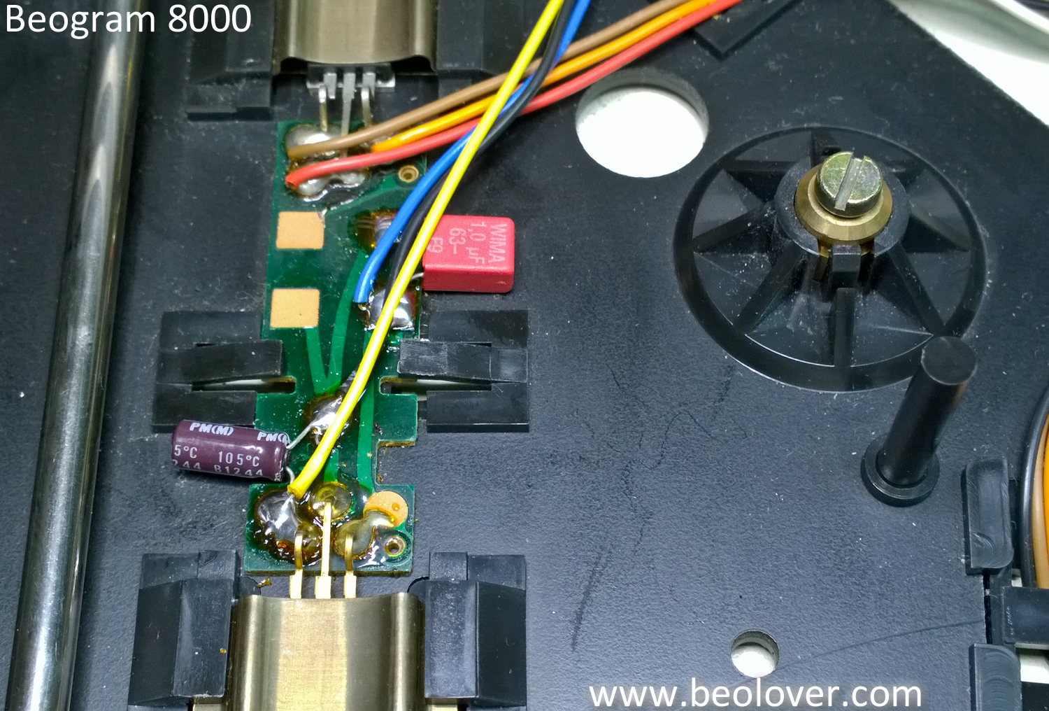 beolover: Beogram 8000: Completing the Capacitor Replacement and ...