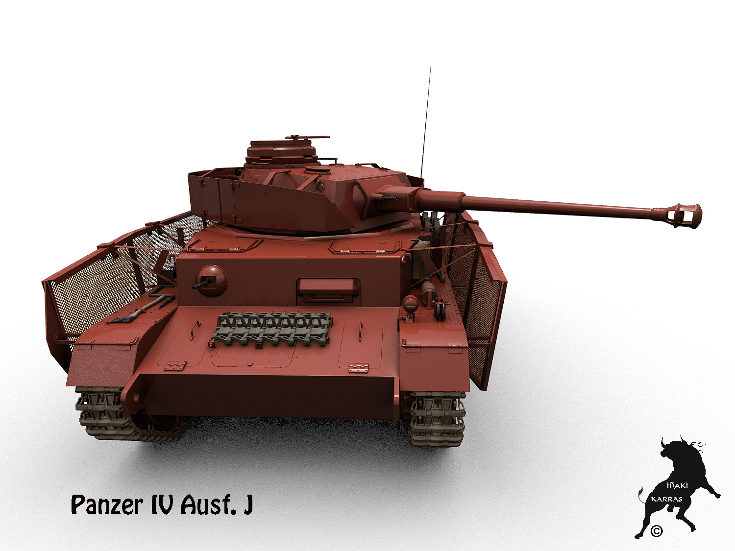 Modelos 3D: Panzer IV Ausf. J Late