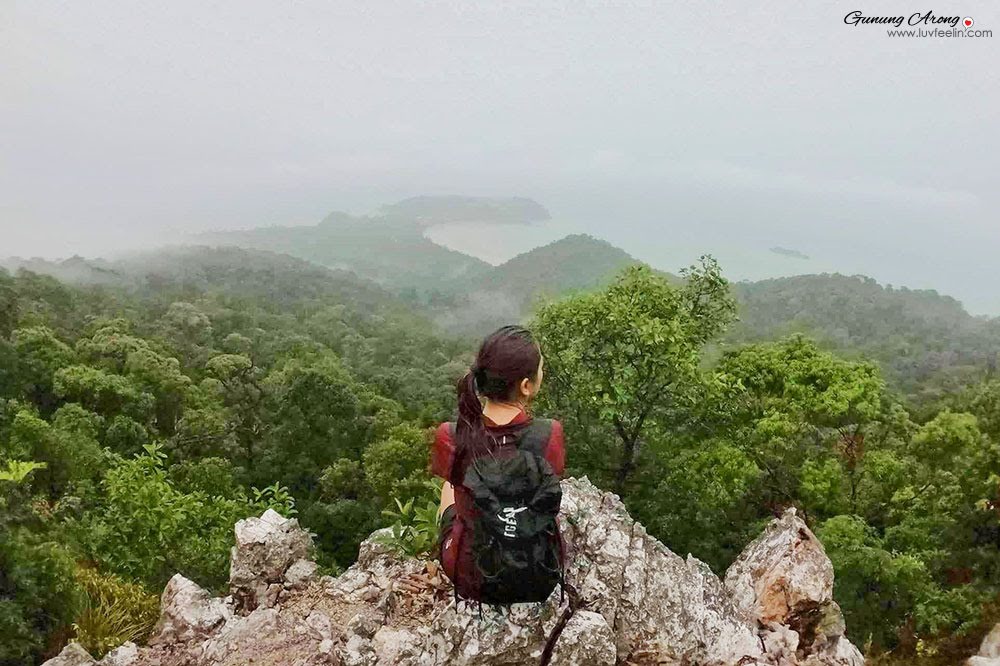 Gunung Arong 雨中跨越阿荣山看爱心海景 - 乐飞翎 ♥ LUVFEELIN