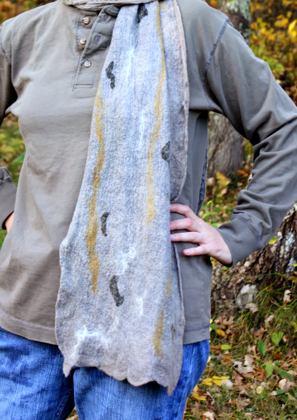 lil fish studios: a nuno scarf for Molly