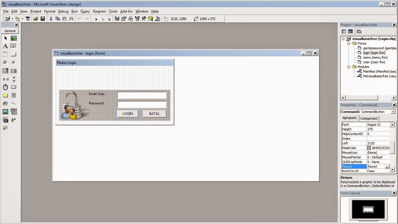Membuat Form Login dengan sederhana | Pemrograman